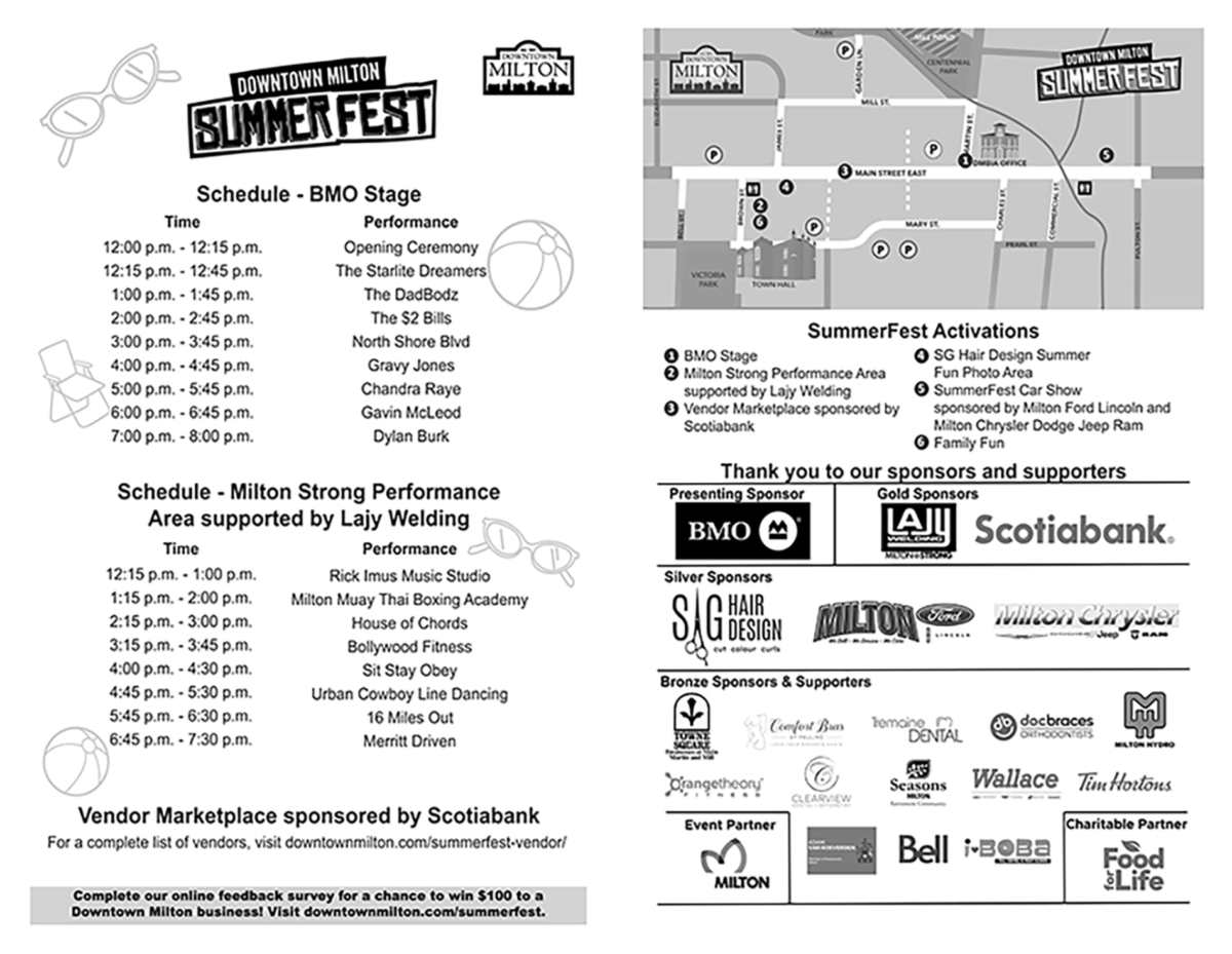 Downtown Milton SummerFest - Downtown Milton Business Improvement Area